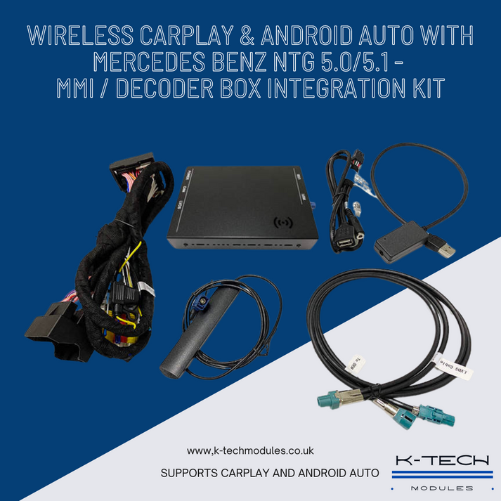 Wireless CarPlay & Android Auto with Mercedes Benz NTG 5.0/5.1 - MMI / – k-techmodules